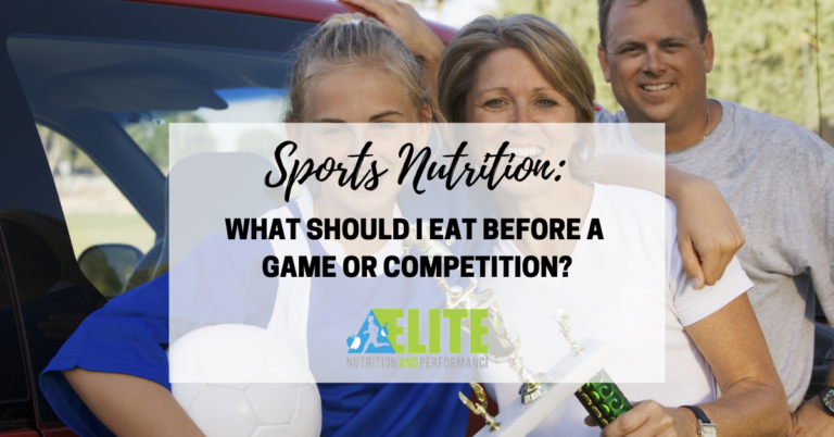 Sports Nutrition: What Should I Eat Before a Game or Competition?